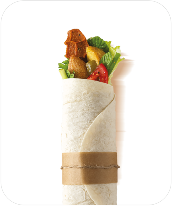 Wheat balls WRAP | Vegan food | Cigkoftem